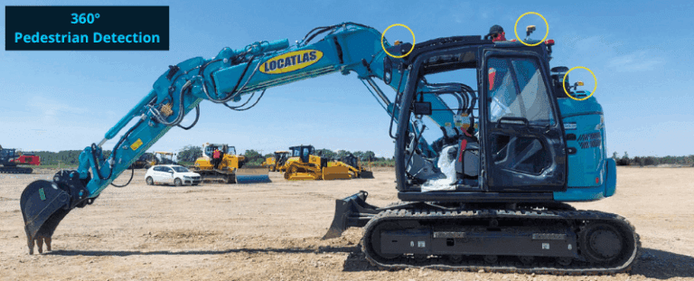 Excavator Safety AI: Preventing Worksite Accidents - Blaxtair
